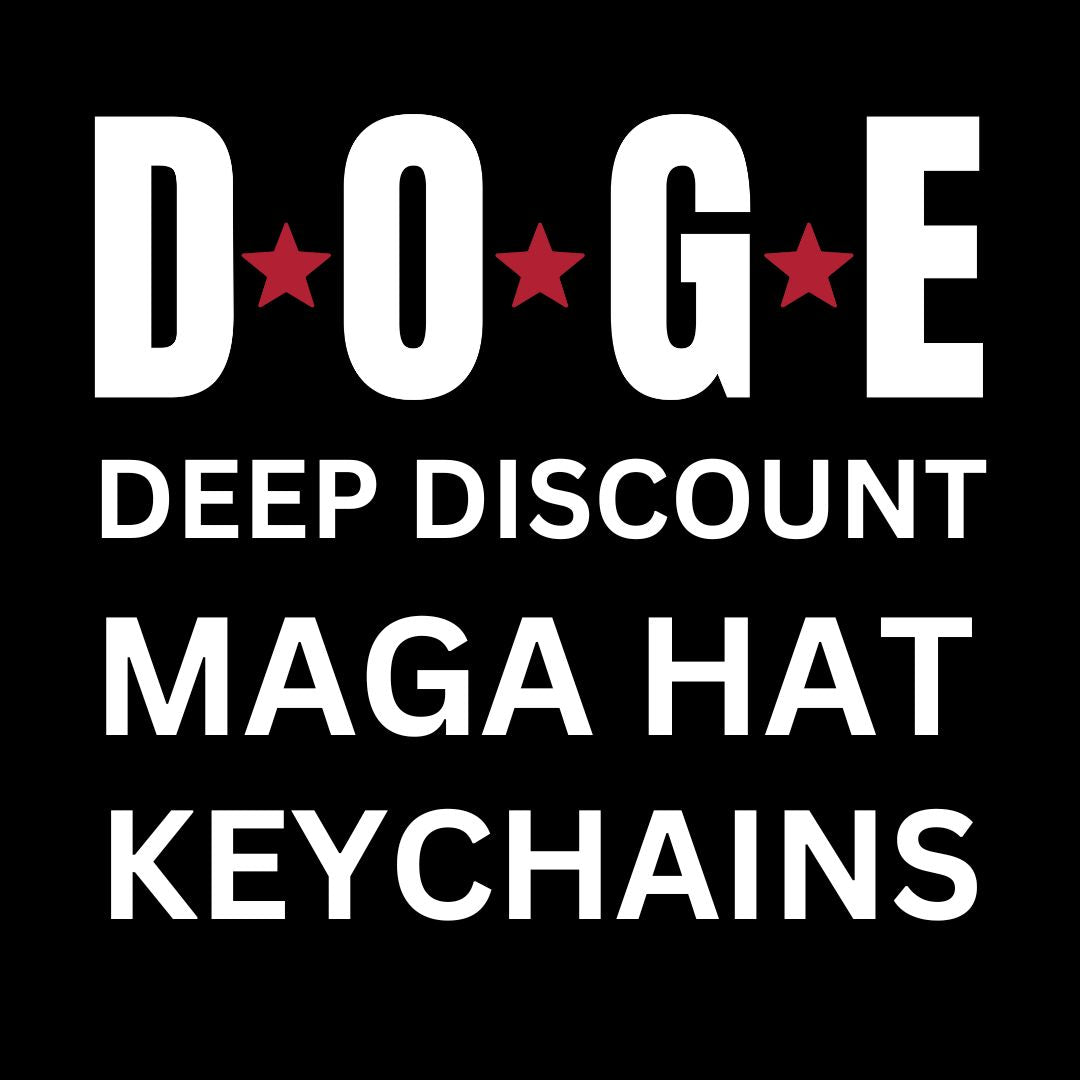 DOGE Deep Discount MAGA Keychain (12 Pack Bundle) — PatriotDepot.com