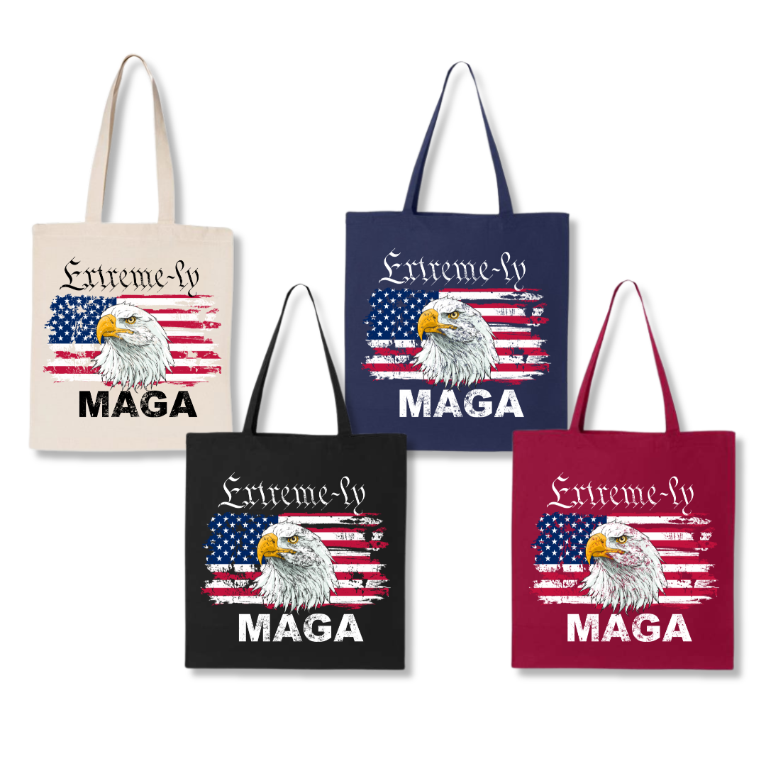 Extreme-ly MAGA Tote Bag (4 Colors) — PatriotDepot.com