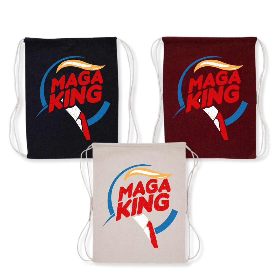 MAGA King Drawstring Bag (3 Colors) — PatriotDepot.com
