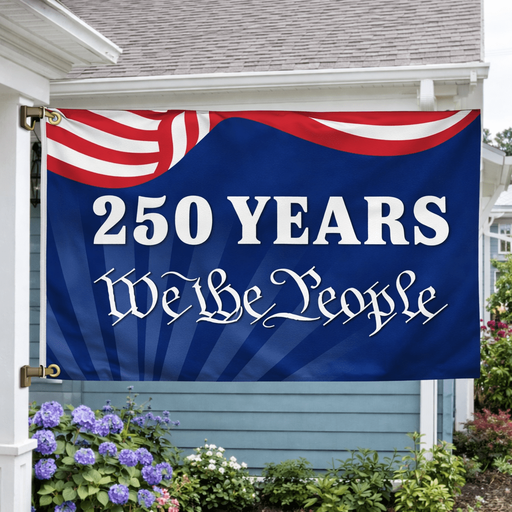 250 Years We The People USA Flag (Single-Sided) – PatriotDepot.com