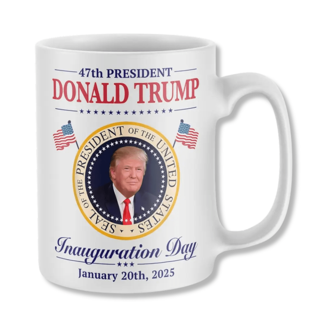 47th President Donald Trump Inauguration Mug – PatriotDepot.com