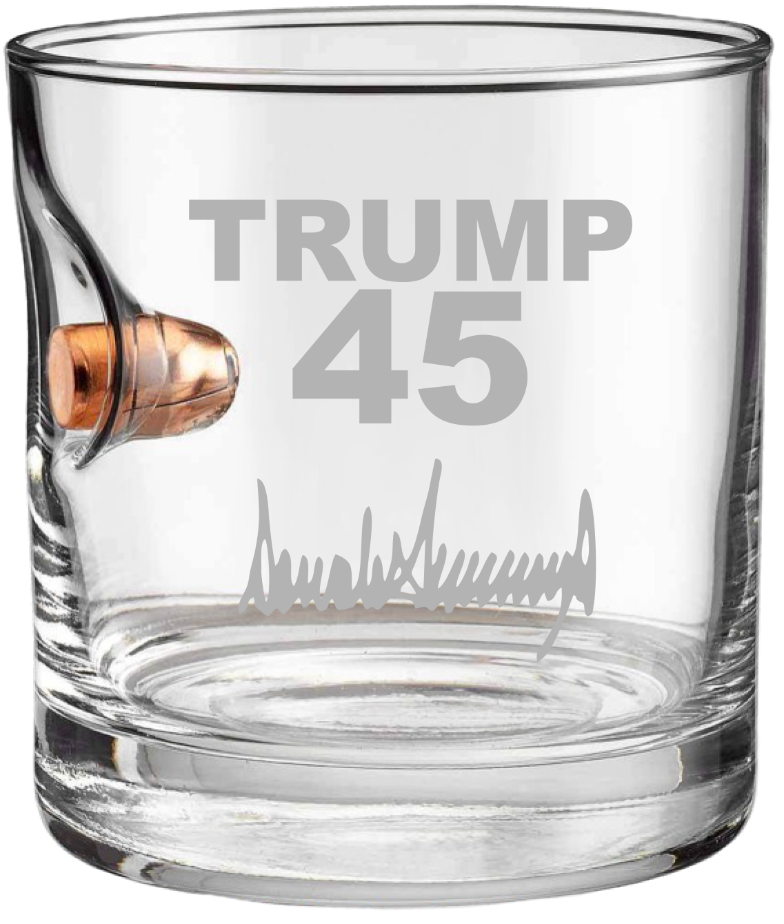 Trump Signature 45 Whiskey Glass — PatriotDepot.com