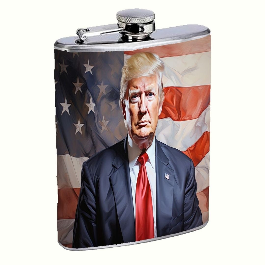Donald Trump USA Flask – PatriotDepot.com