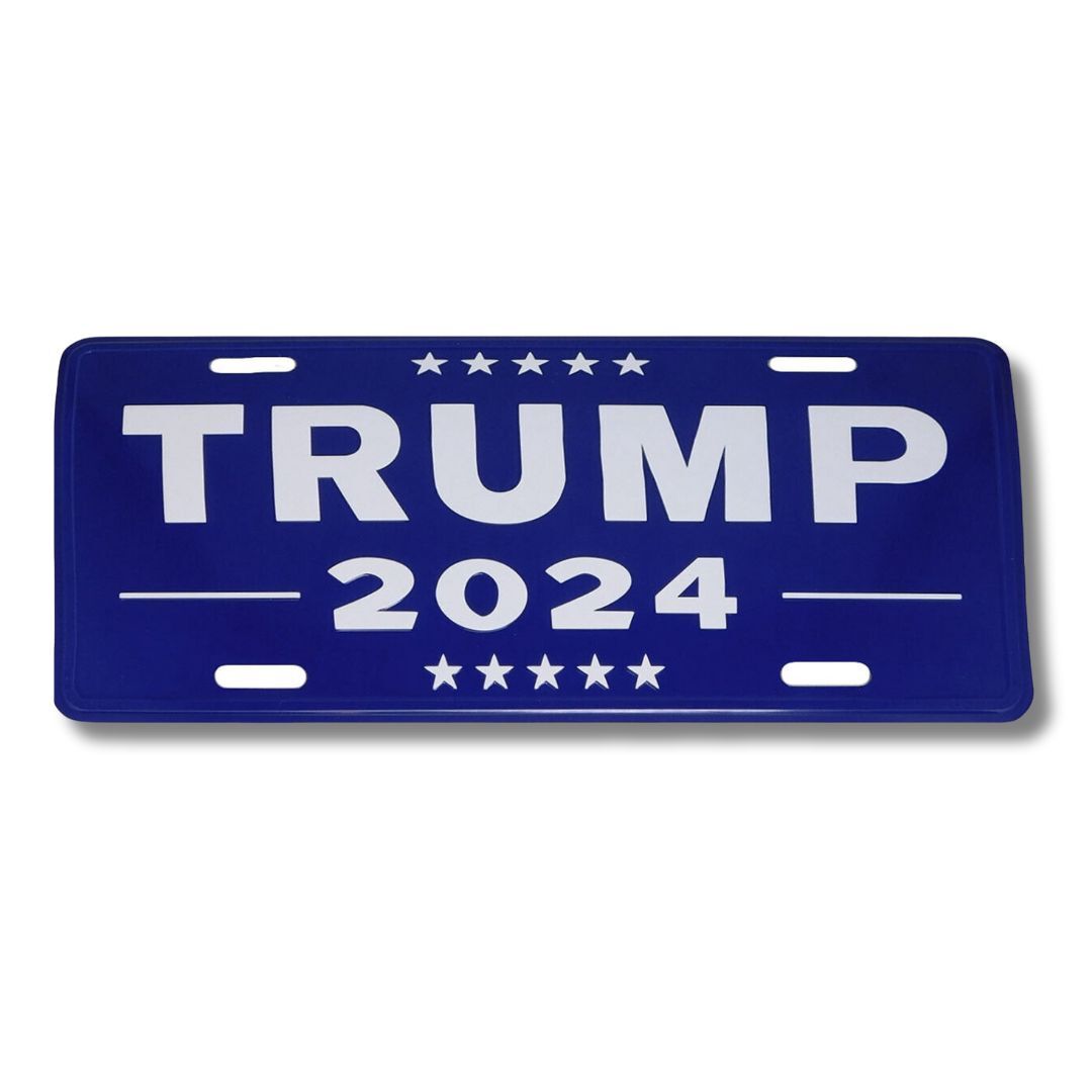 Trump 2024 Embossed Vanity Plate – PatriotDepot.com