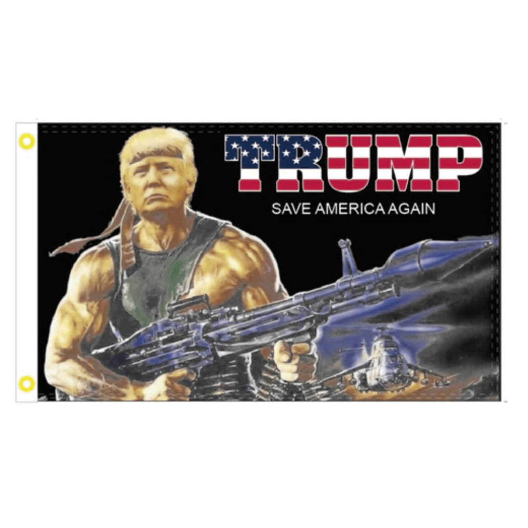 Trump Bazooka: Save America Again Flag – PatriotDepot.com