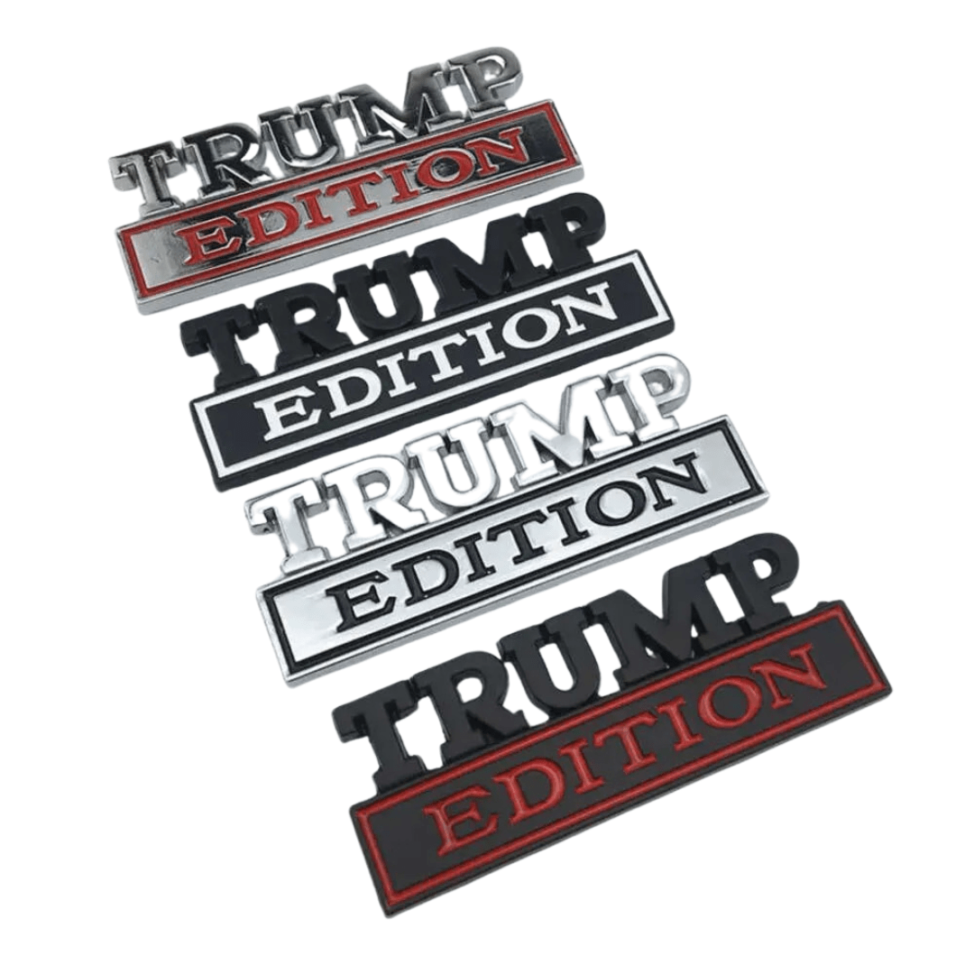 Trump Edition Auto Emblem (4 Styles) – PatriotDepot.com