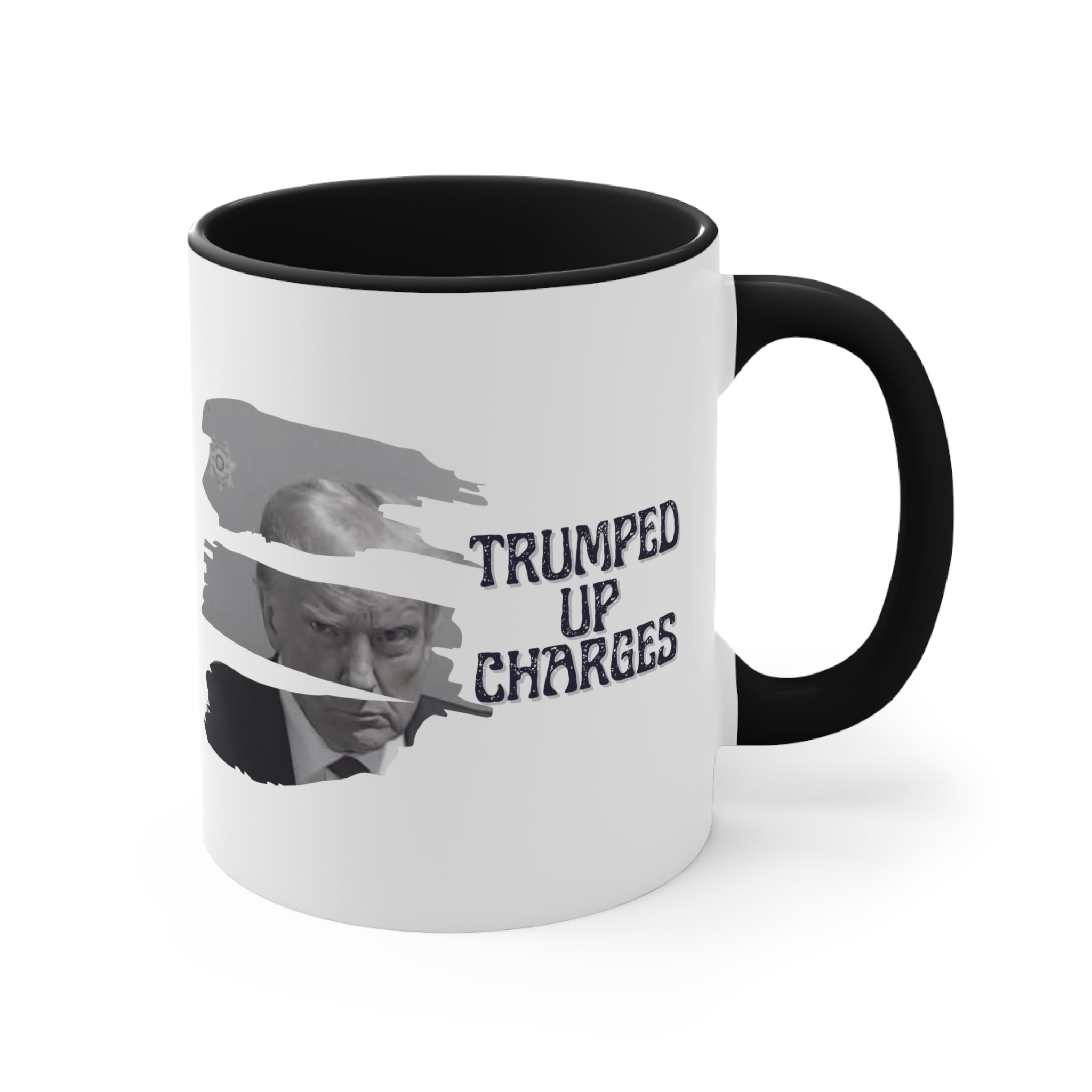 Trumped Up Charges Mugshot Mug (3 Colors, 2 Sizes) – PatriotDepot.com