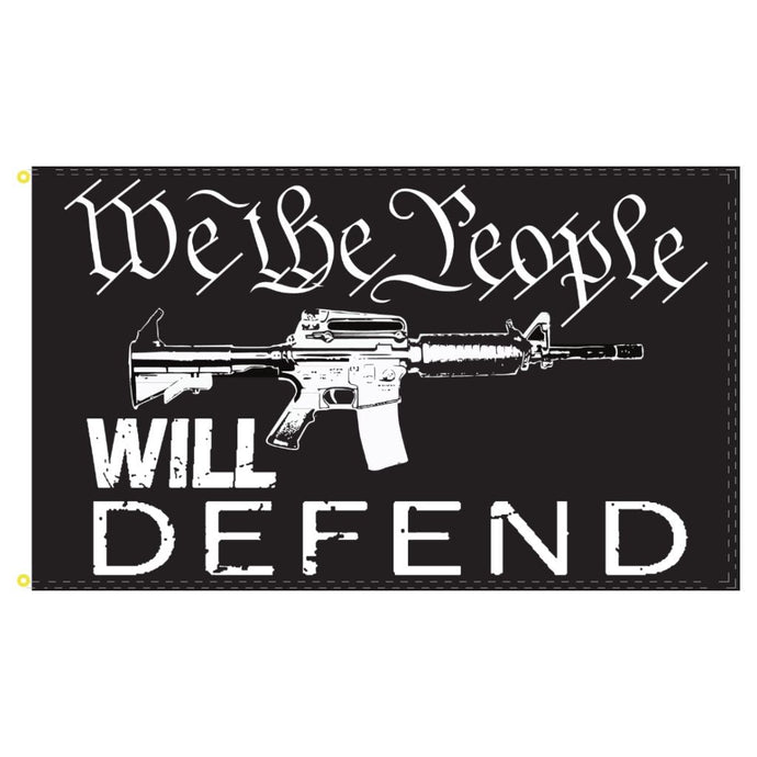 We the People Will Defend 3'x5' Flag – PatriotDepot.com