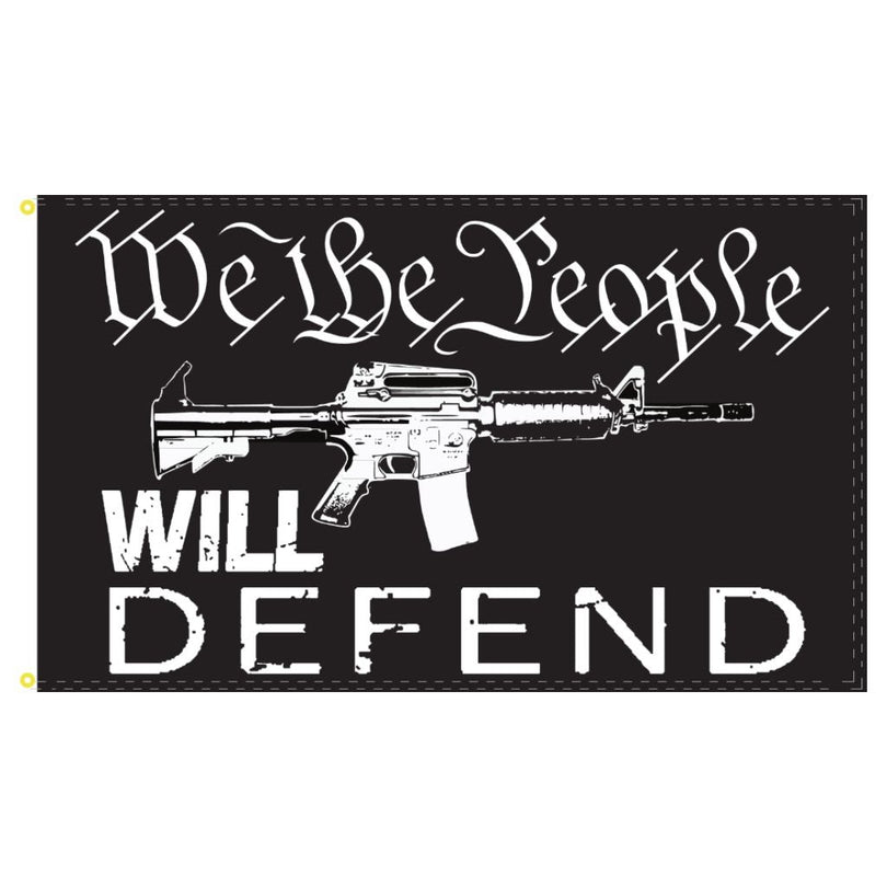We the People Will Defend 3'x5' Flag – PatriotDepot.com