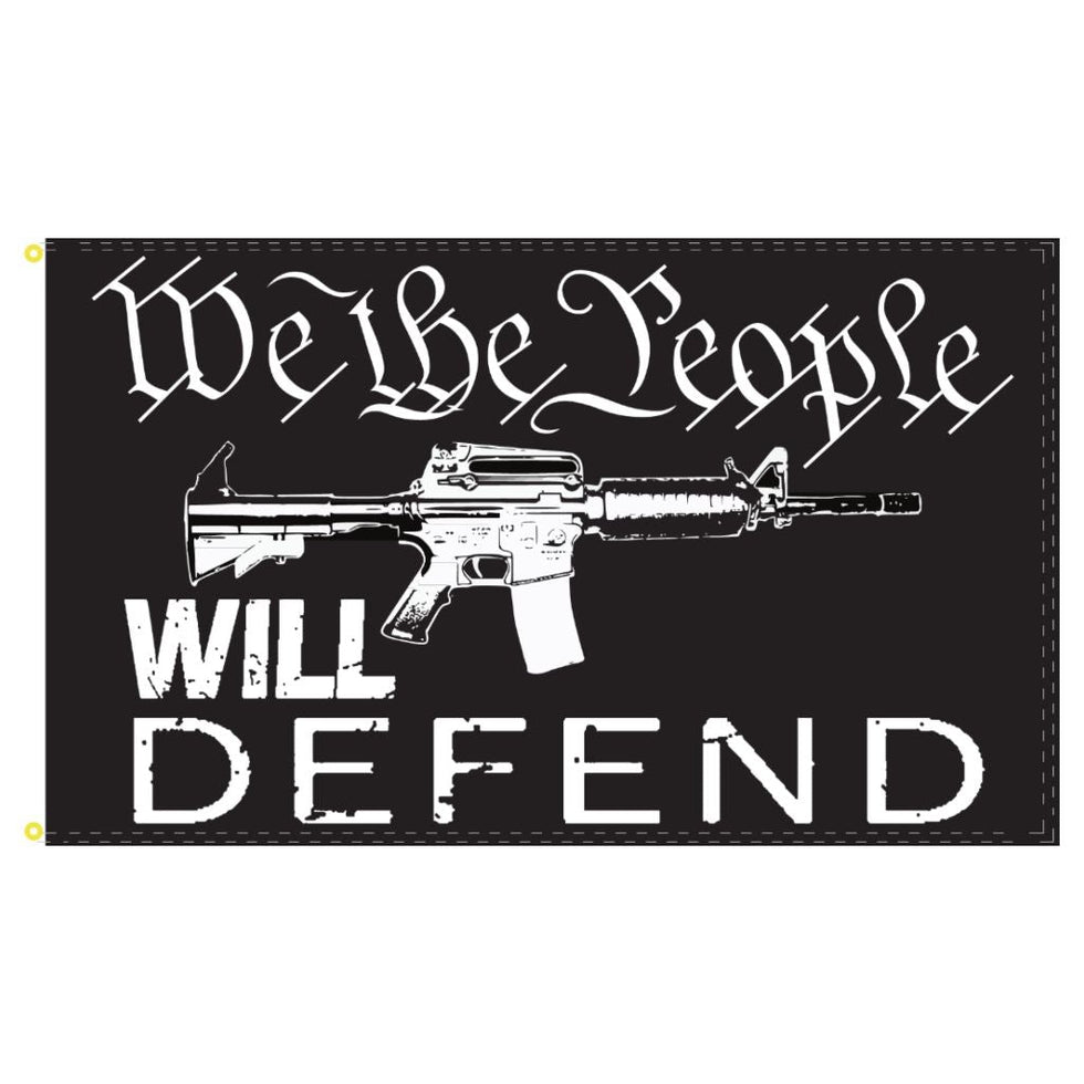 We the People Will Defend 3'x5' Flag – PatriotDepot.com